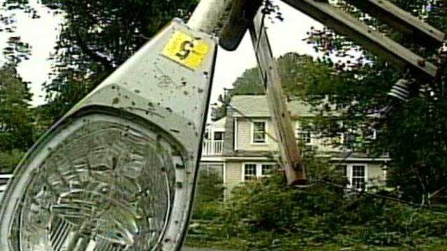 Images show damage from Hurricane Bob in New England in 1991