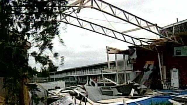Images show damage from Hurricane Bob in New England in 1991