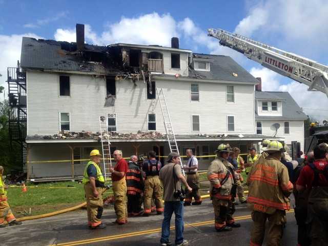 Images: Fire damages apartment building in Bethlehem
