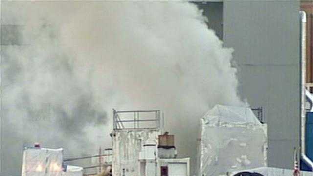 Images: Fire breaks out at Portsmouth Naval Shipyard