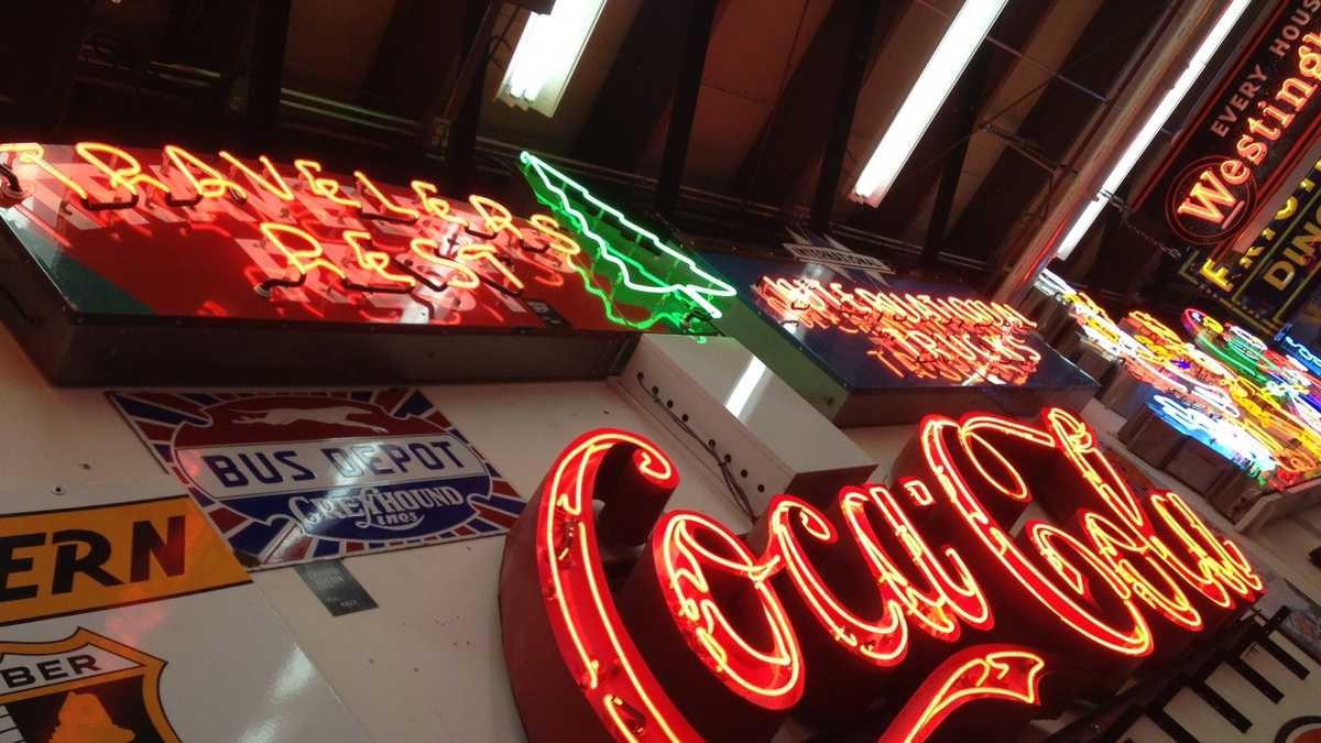 Photos: Rare collection of cars, signs up for auction