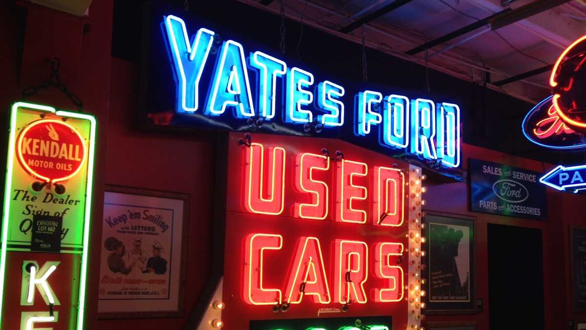 Photos: Rare collection of cars, signs up for auction