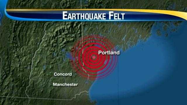 Images: Maine earthquake causes damage in New Hampshire