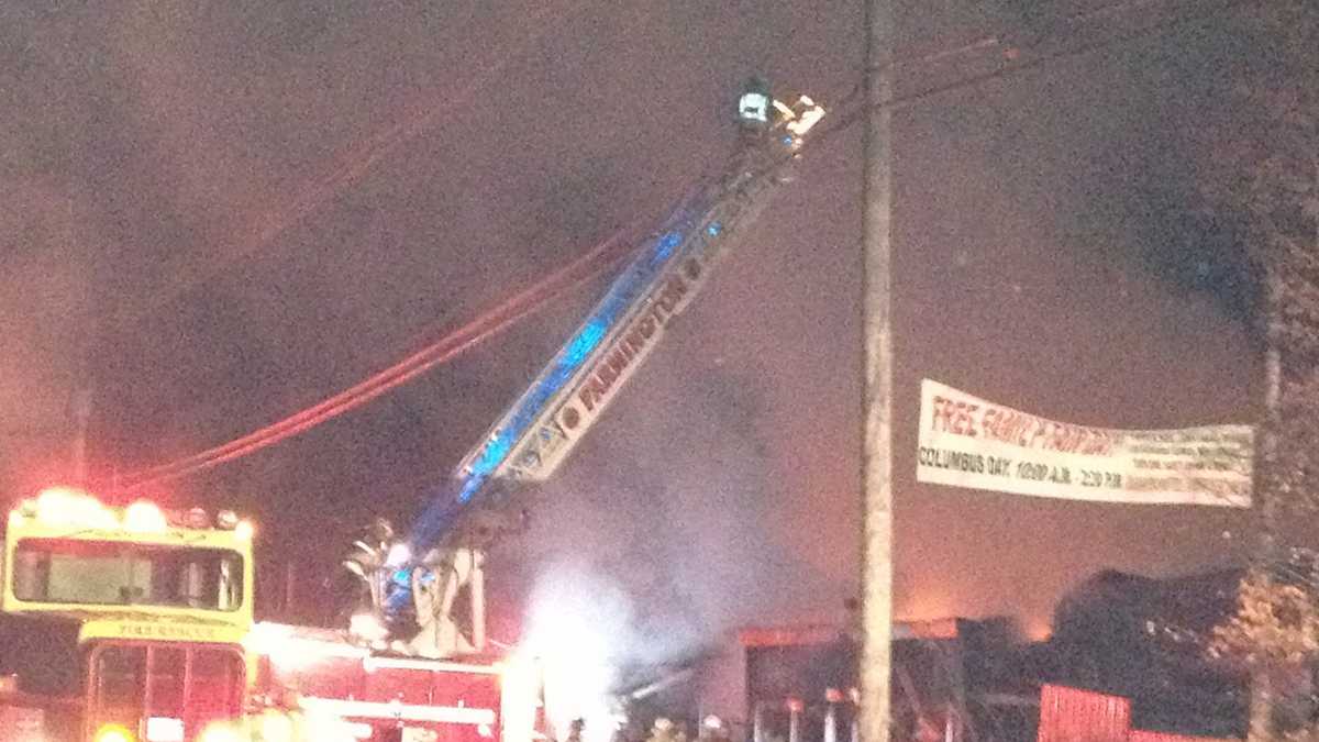 Images: Fire burns New Durham home