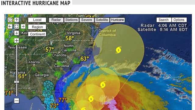 Friday Tracking Maps: Hurricane Sandy