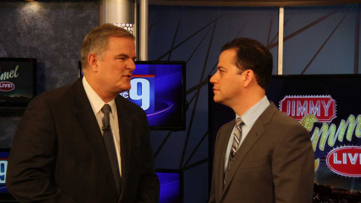 Photos: Tom Griffith with Jimmy Kimmel