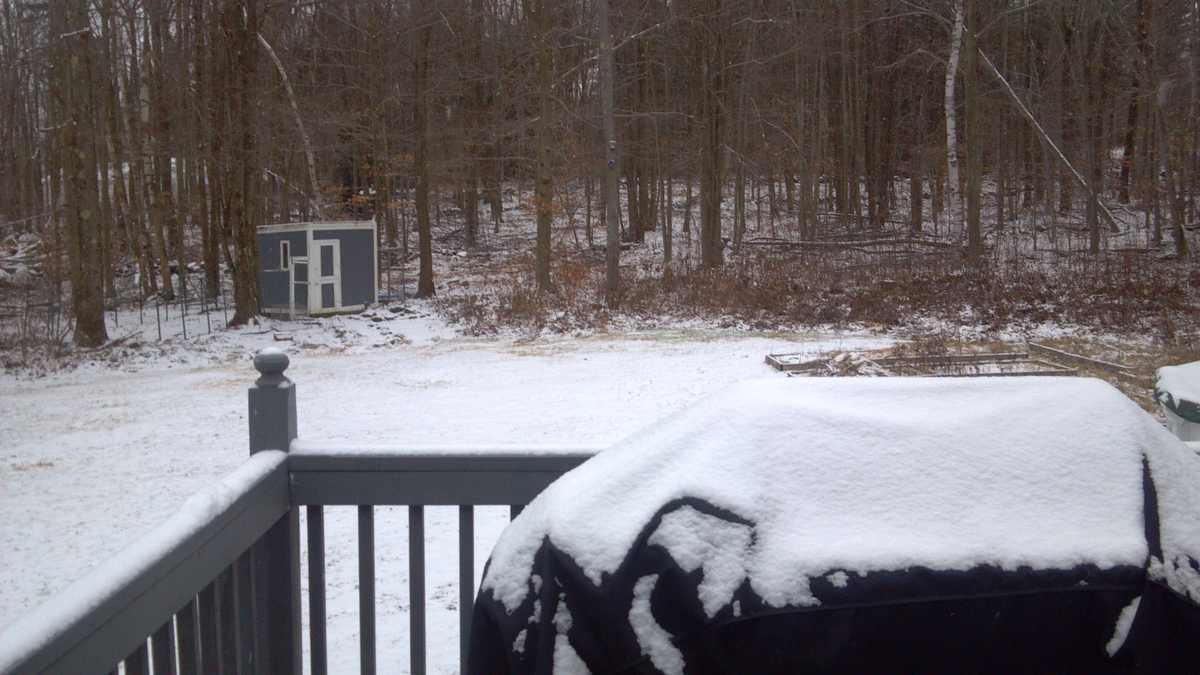 Images: Snow hits New Hampshire to begin December