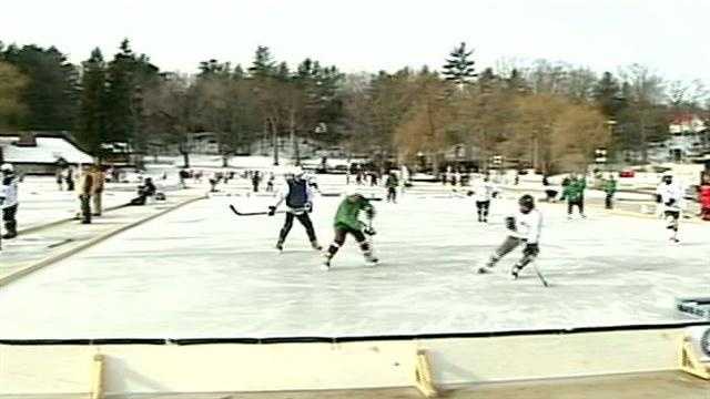 Some venture out in arctic cold weather