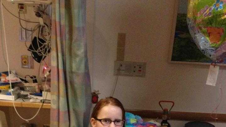 Young girl battles cancer for 3rd time