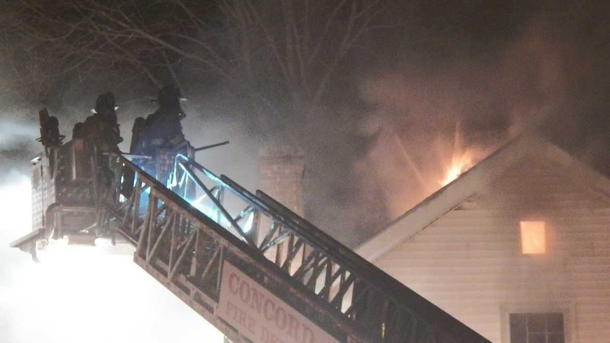 Photos: Officials investigate Concord apartment fire
