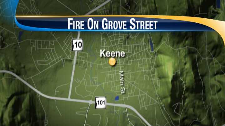 Fire damages home, vehicle in Keene