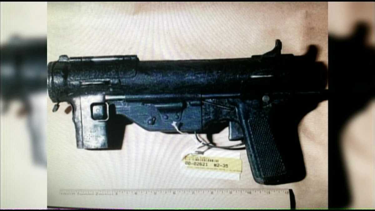 Images: Machine guns, weapons in Bulger's alleged arsenal shown in court