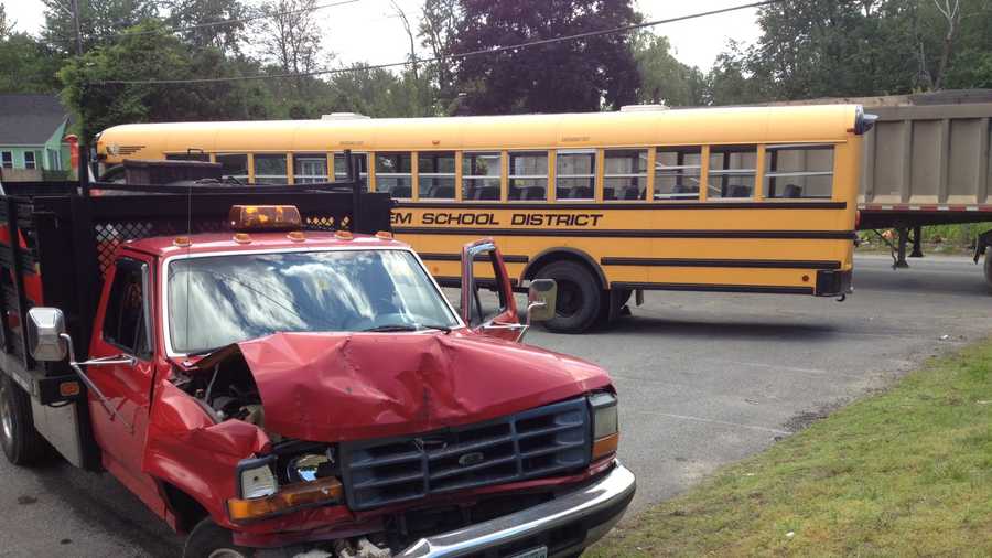 School bus carrying students rear-ended in Salem