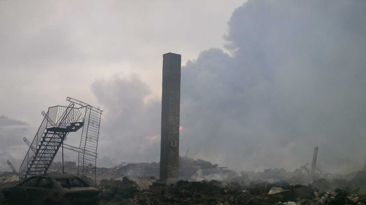 Photos: Train explosion devastates Quebec town