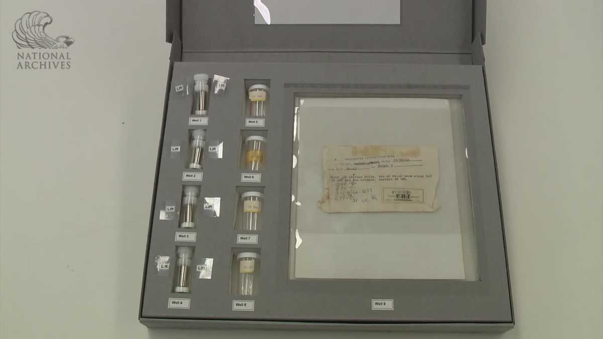 Photos: Evidence from the JFK assassination