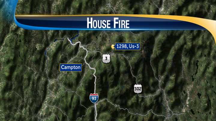 One person hurt while escaping house fire in Campton