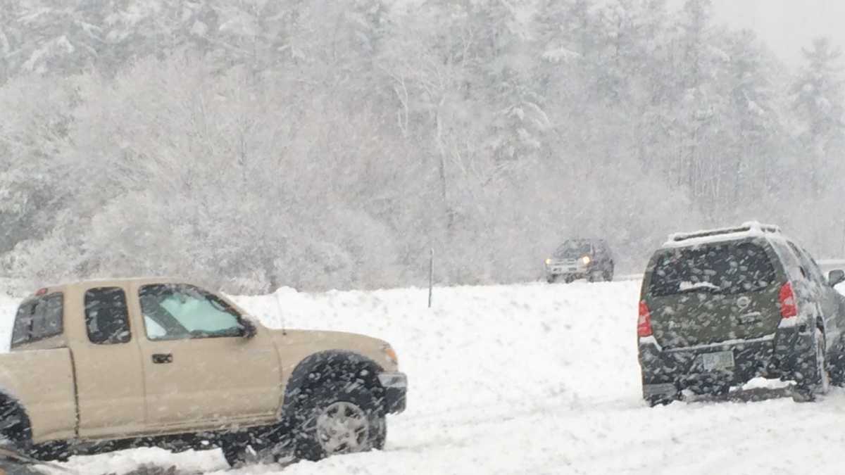 Photos: Multiple accidents reported during Saturday snow storm