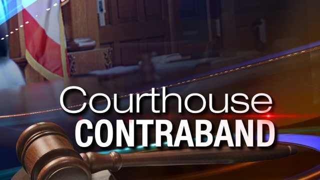 Security officials work to keep contraband out of courthouses