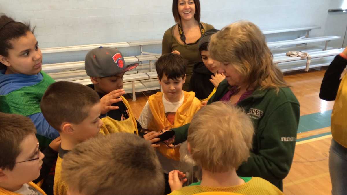 Photos: Kids at Manchester Boys & Girls Club play beep kickball