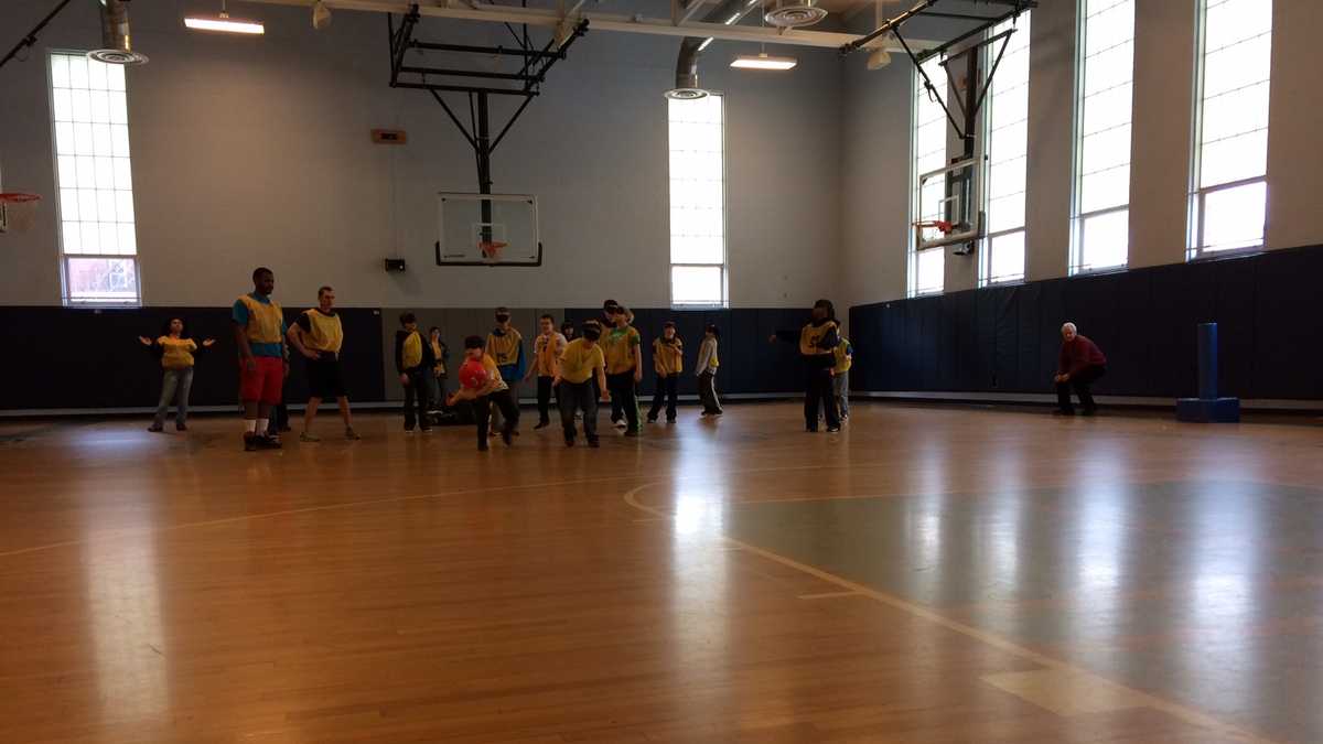 Photos: Kids at Manchester Boys & Girls Club play beep kickball