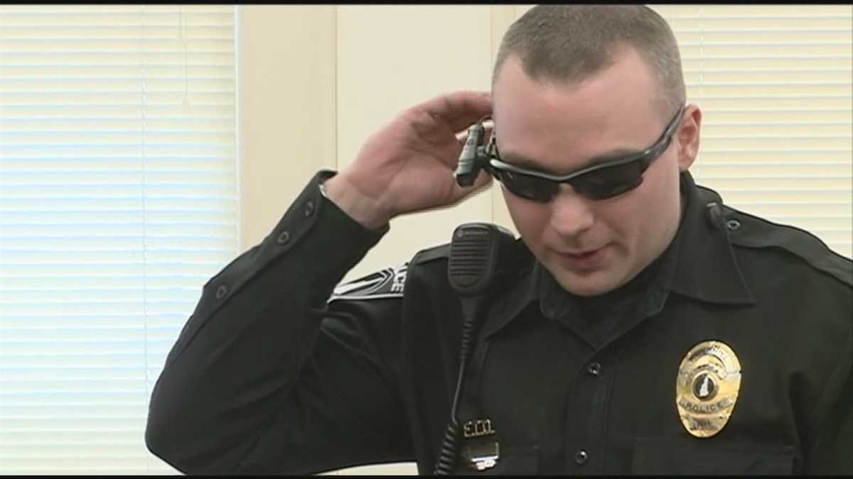 Cameras record view from police officers' perspective