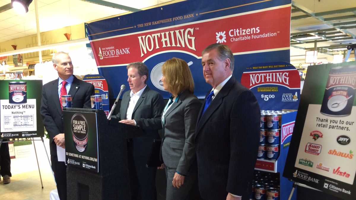 Can of Nothing fundraiser kicks off for food bank