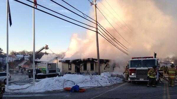 Photos: Fire rips through Rustic Crust