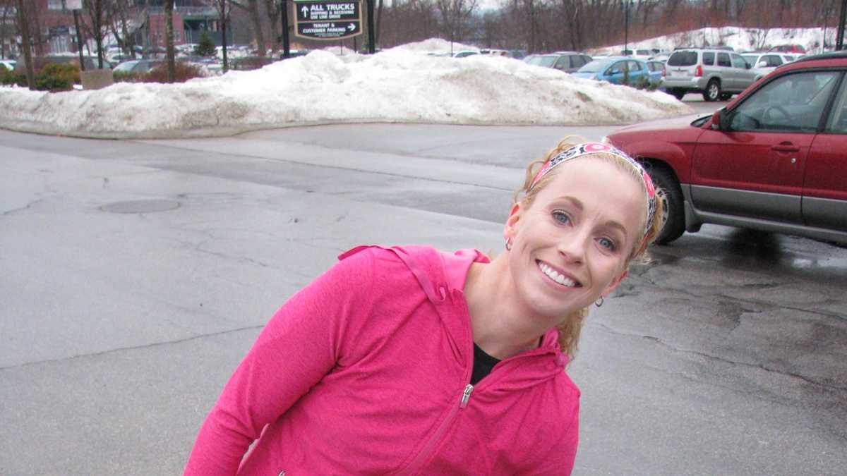 Photos: Jamie Staton, Briana Beauchesne prep for Boston Marathon