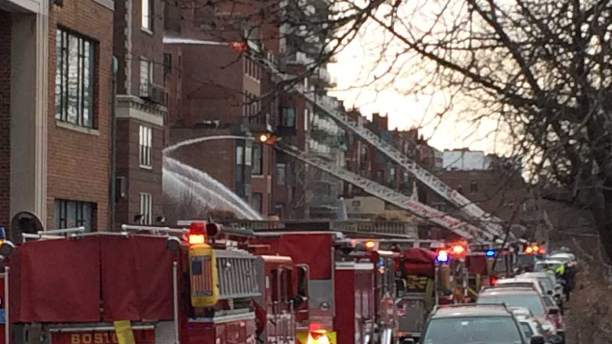 Images: 9-alarm fire in Boston