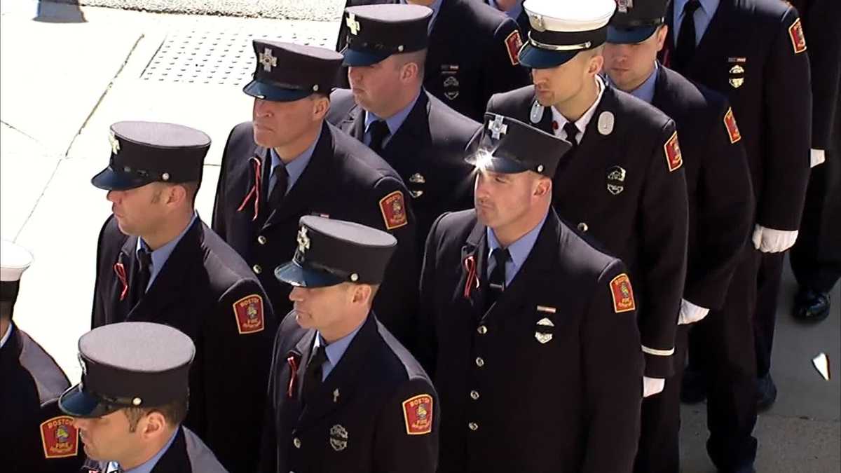 Photos: Mourners honor Boston firefighter Michael Kennedy