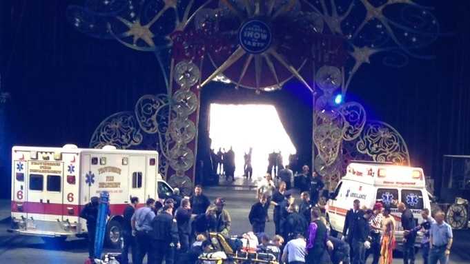 9 performers seriously hurt in Rhode Island circus fall