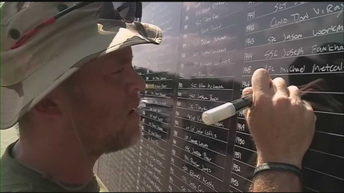 Traveling memory wall displayed at NHMS