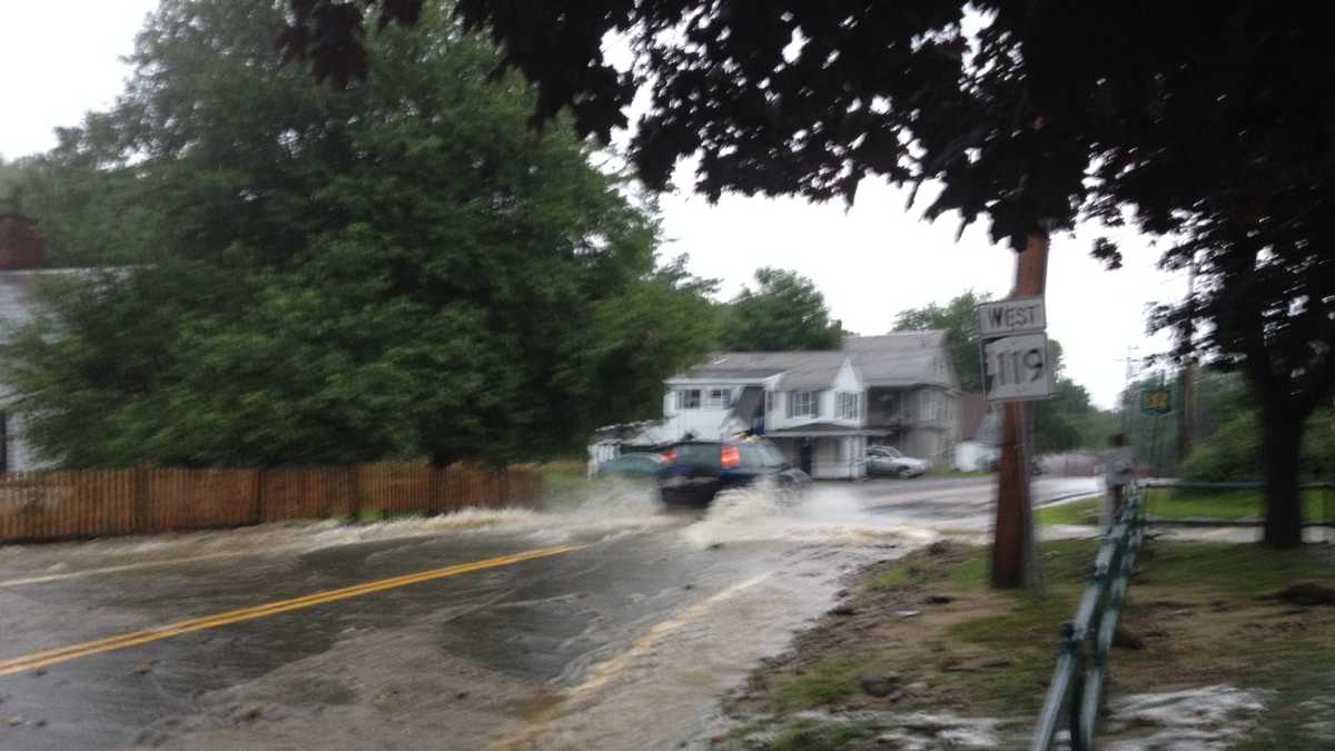 Photos: Winchester flooding washes out roads