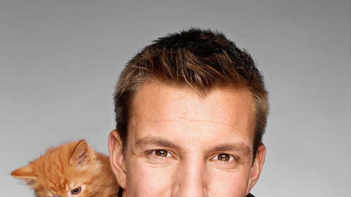 Rob Gronkowski poses for ESPN The Magazine