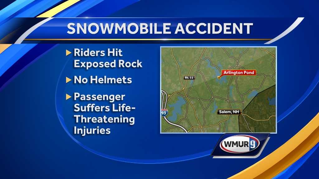 Snowmobile passenger suffers life-threatening injuries