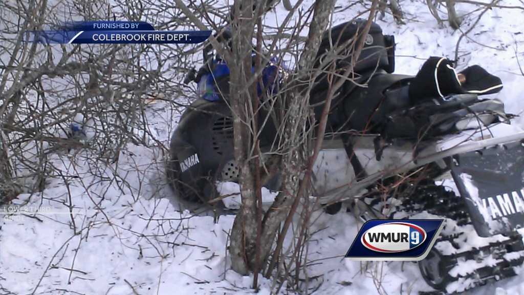 Man suffers serious leg, chest injuries in snowmobile crash