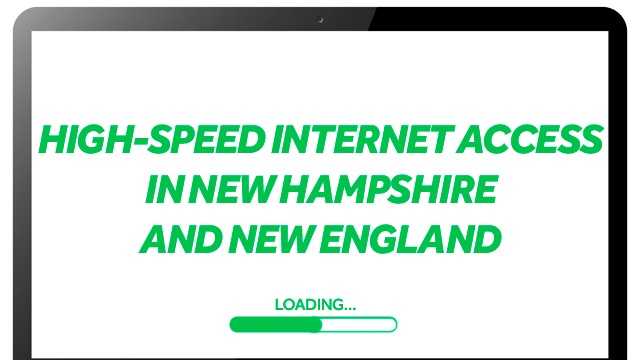Data: High-speed Internet access in NH and New England