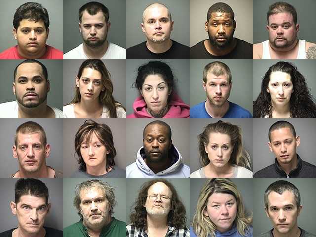 Mugshots Manchester Drug Raids Lead To Arrests