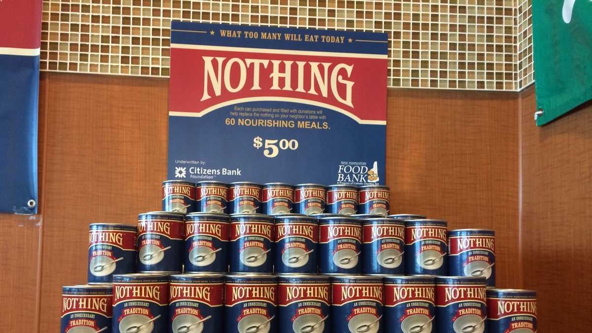 New Hampshire Food Bank collecting for annual 'Nothing' campaign