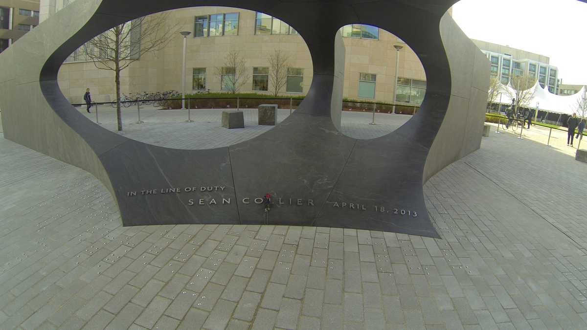 MIT dedicates permanent memorial to slain officer Sean Collier