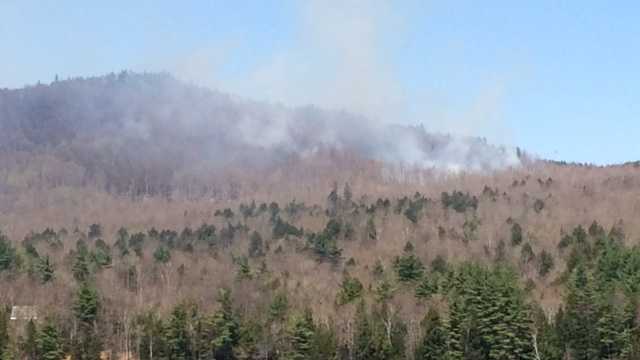 Images: Spring brush fires burn across New Hampshire