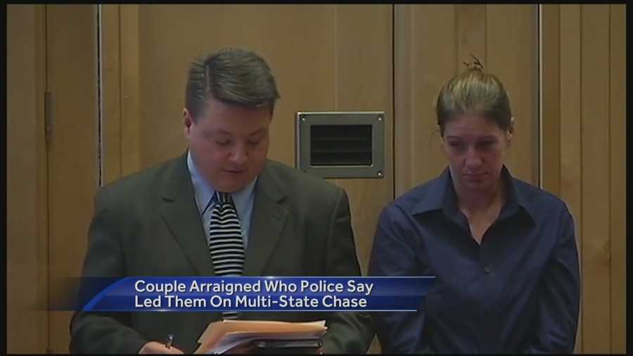 Couple faces charges after 2-state chase