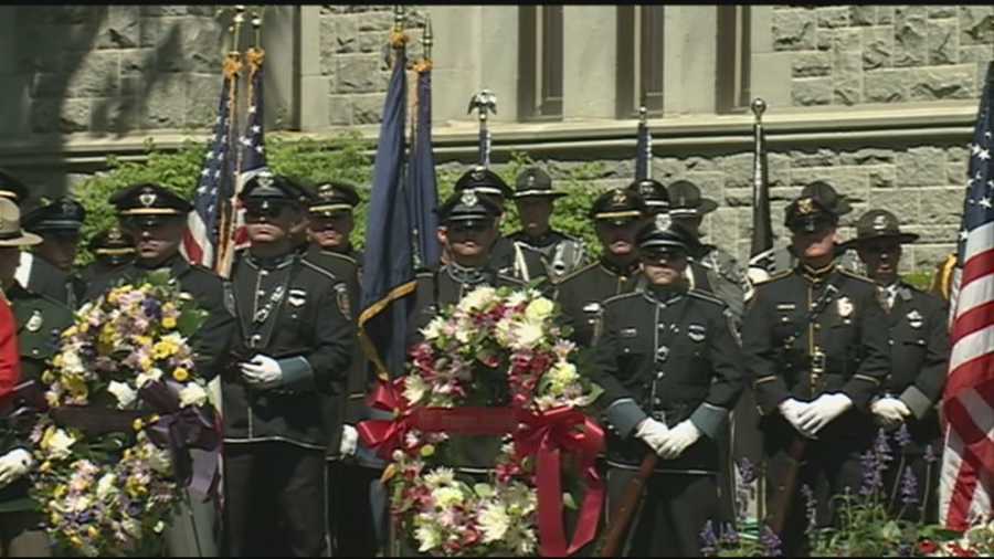 Fallen officers honored at Law Enforcement Officers' Memorial Fallen officers honored at Law Enforcement Officers' Memorial