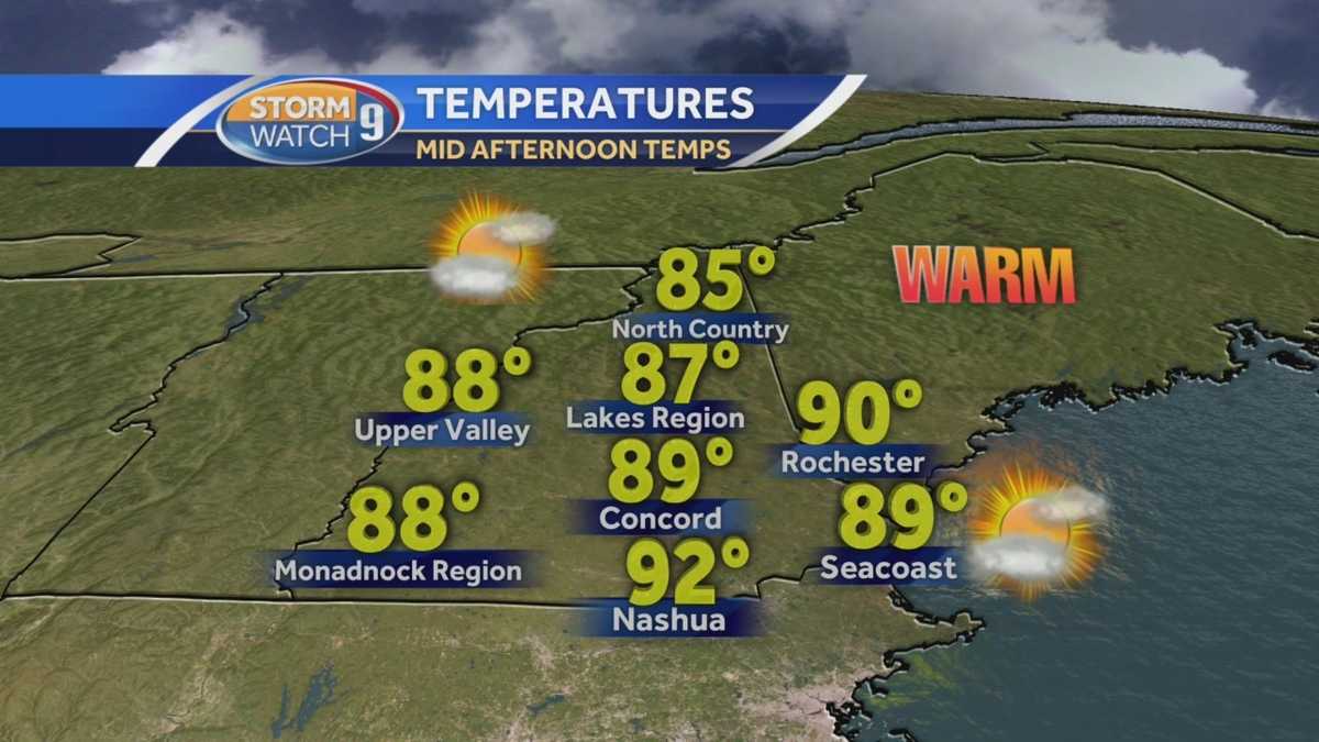 Warmer weather arrives; highs could climb into 90s