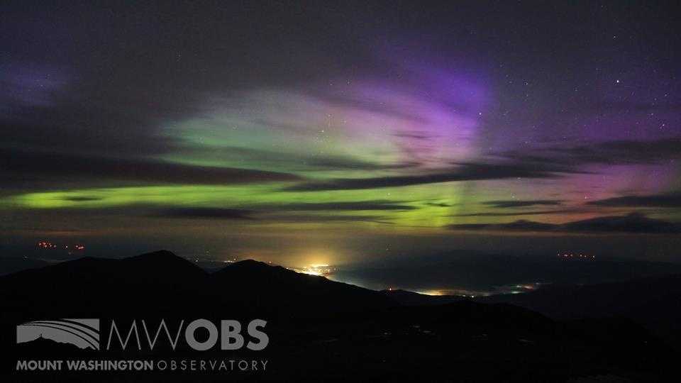 Images: Northern Lights seen in New Hampshire sky