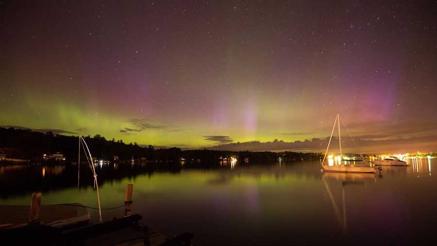 Images: Northern Lights seen in New Hampshire sky