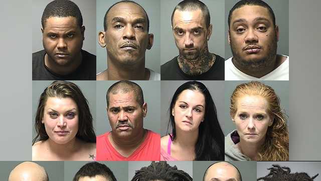 Mugshots: Arrests made in Manchester drug sweep
