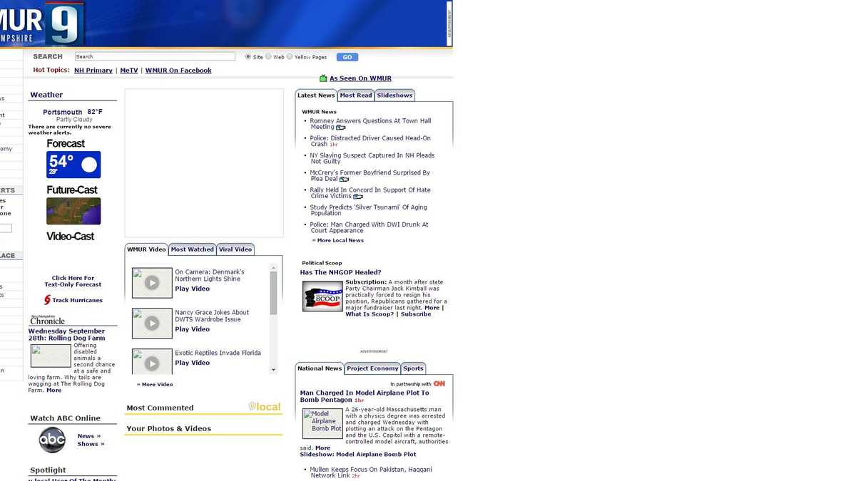 A look back at WMUR.com through the years