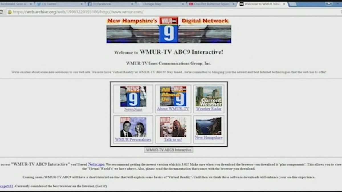 WMUR.com launched 20 years ago
