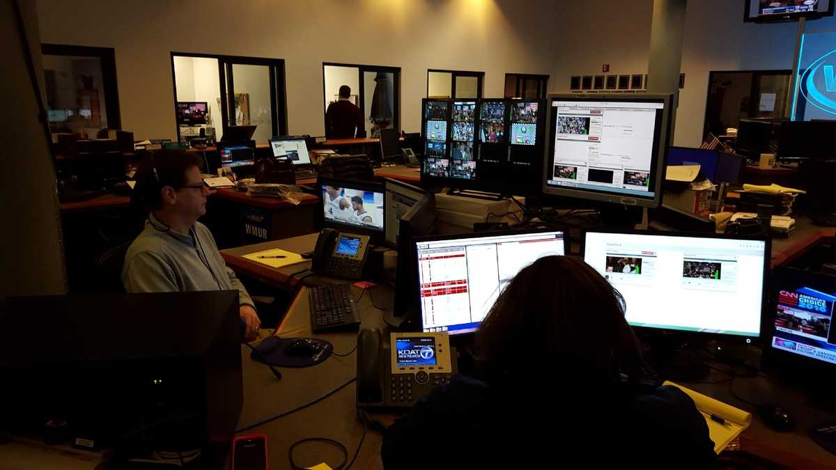 Photos: Behind the scenes at WMUR on NH primary night